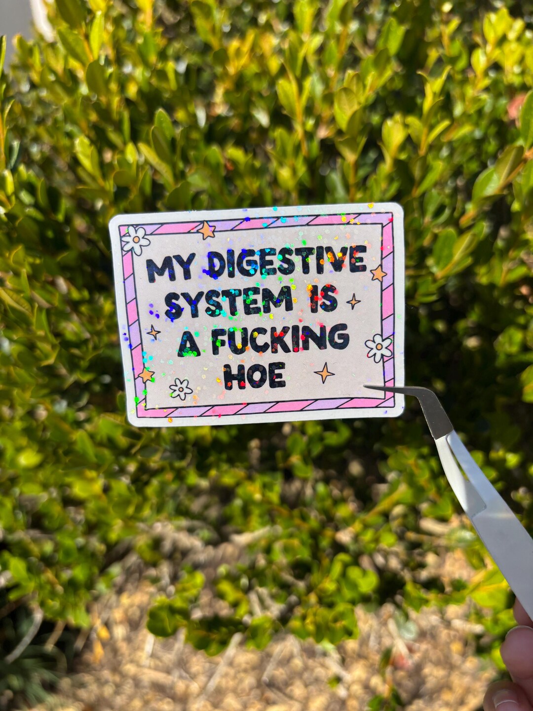 Hot Girls Have Irritable Bowel Syndrome Sticker, Stomach Problems ...