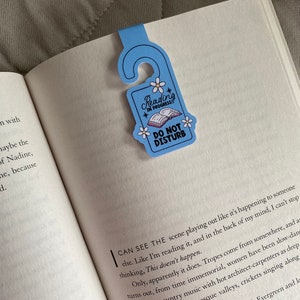 Reading Do Not Disturb Magnetic Bookmark, Cute Magnetic Bookmark ...