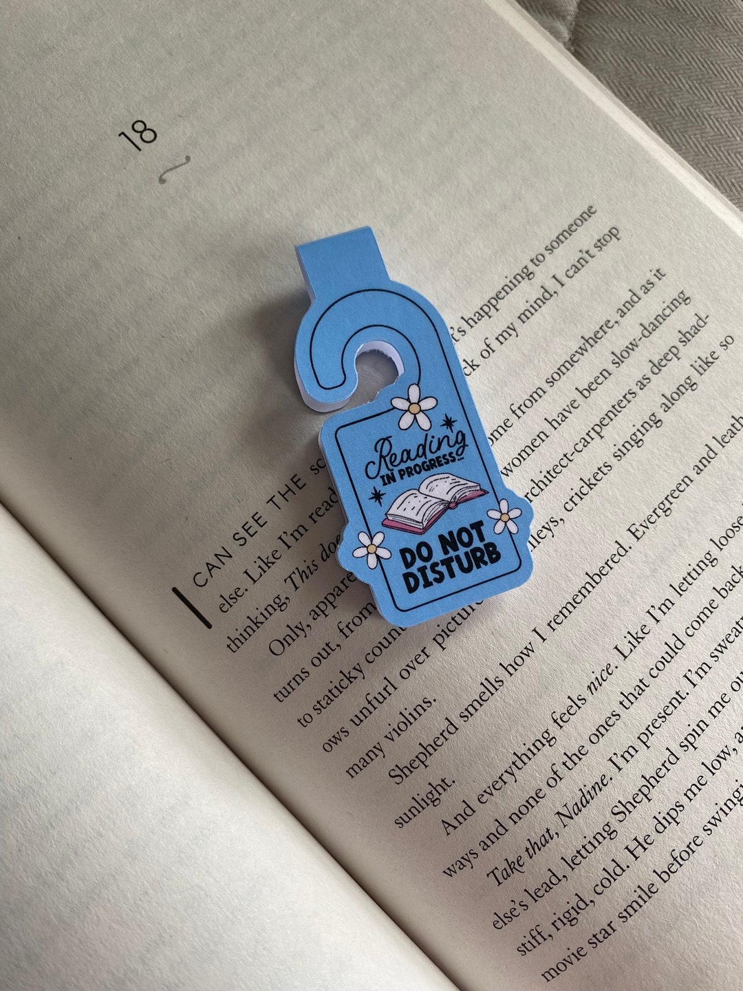 Reading Do Not Disturb Magnetic Bookmark, Cute Magnetic Bookmark ...