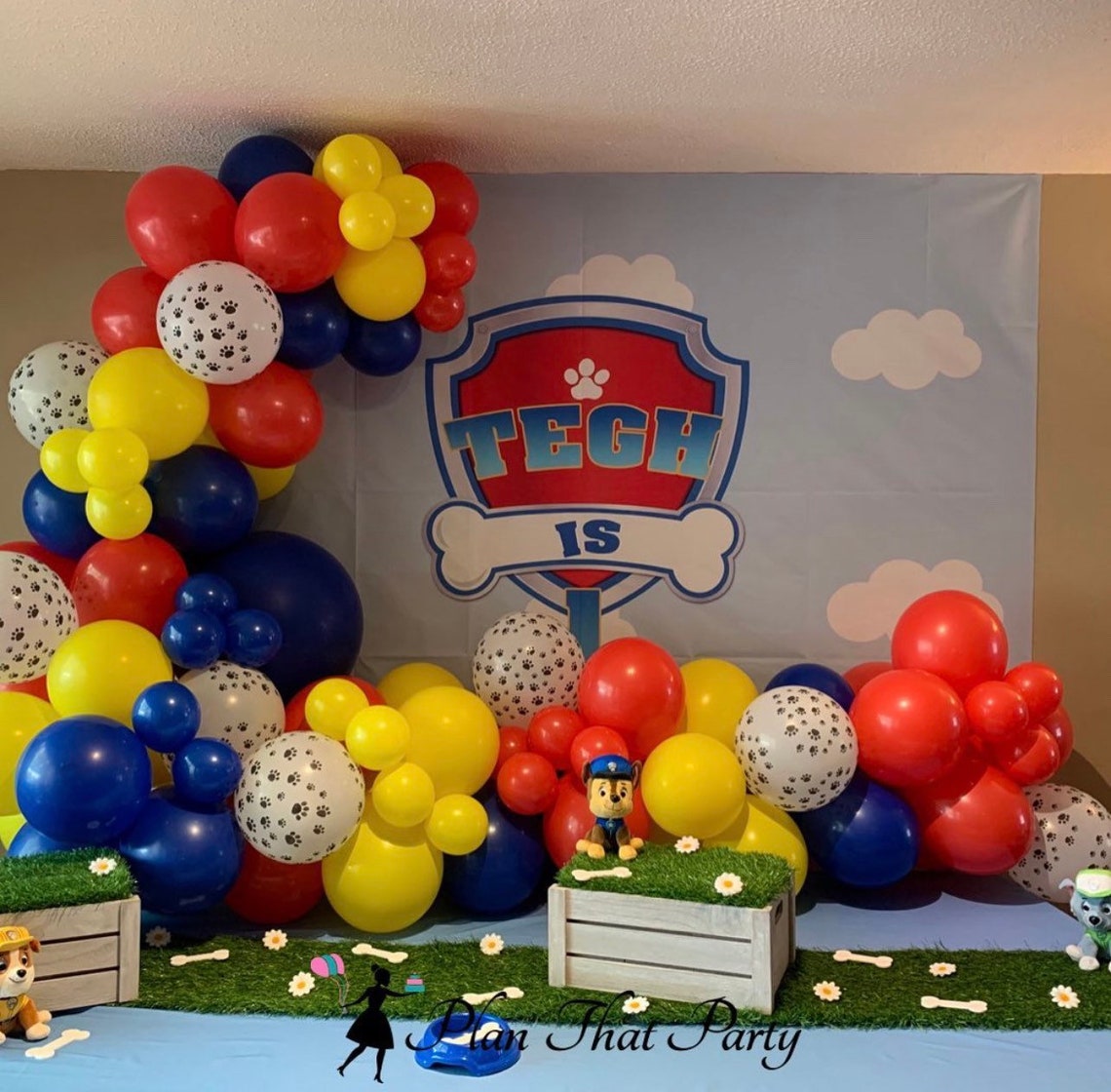 Paw Patrol Balloon Decor/ Paw Patrol Balloon Arch/ Paw Patrol - Etsy