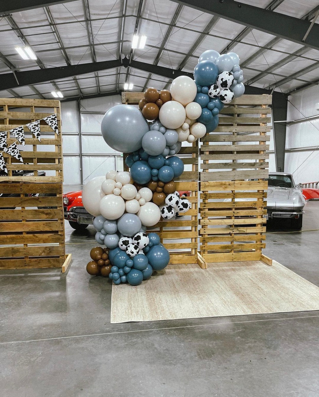 Farm Balloon Garland Kit/ Cow Print Balloon Arch/ Farm Theme Party ...