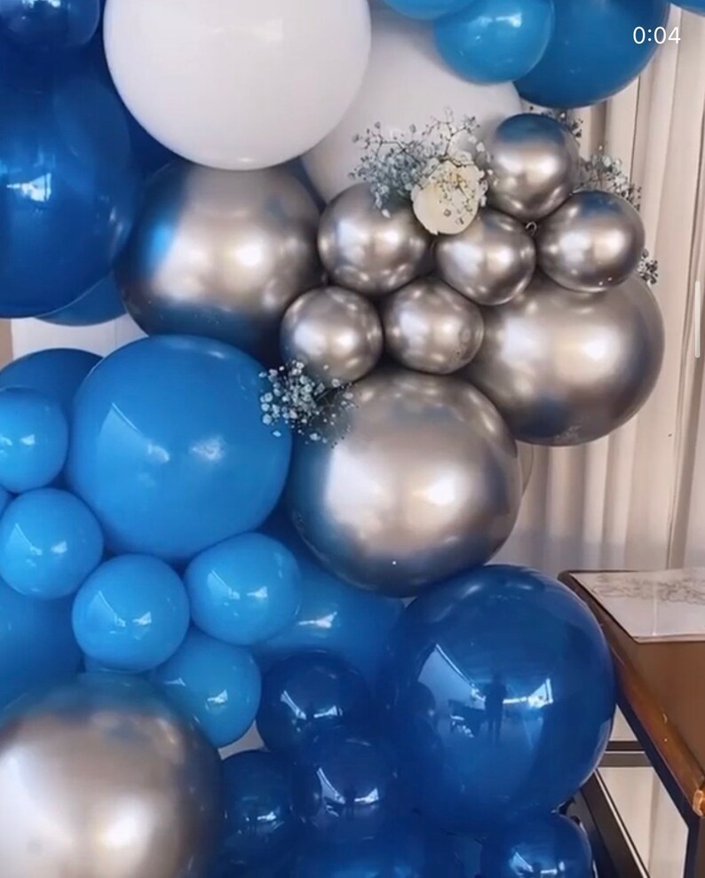 Blue Balloon Arch/ Dodger Balloons/ Men Birthday Balloons/ Boy | Etsy