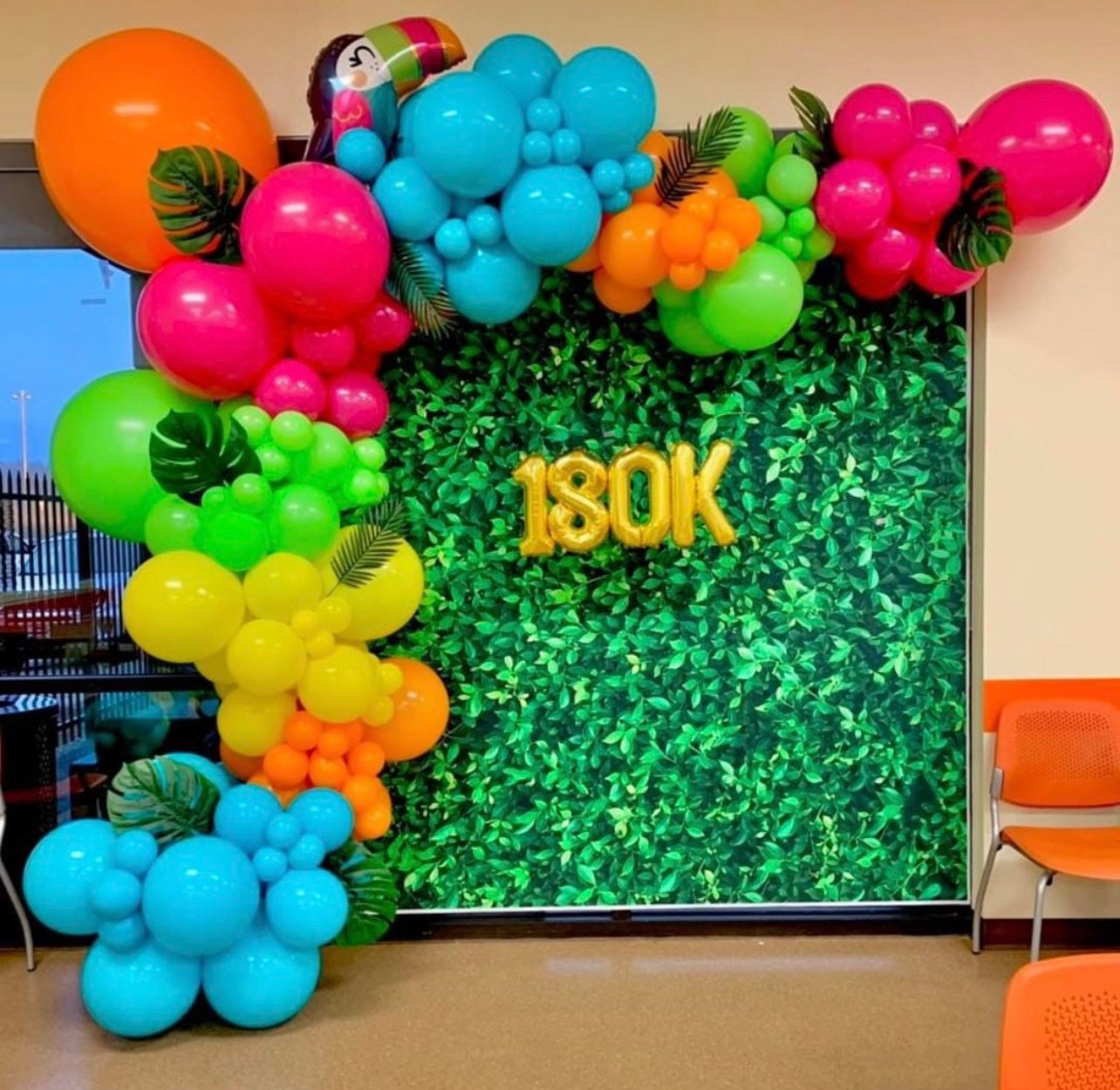 Luau Party Balloons/ Hawaiian Party Balloons/ Aloha Balloon - Etsy