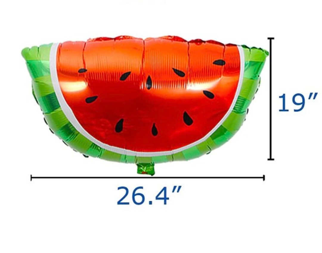 Watermelon Mylar Balloon/ Watermelon Birthday Balloon/ - Etsy