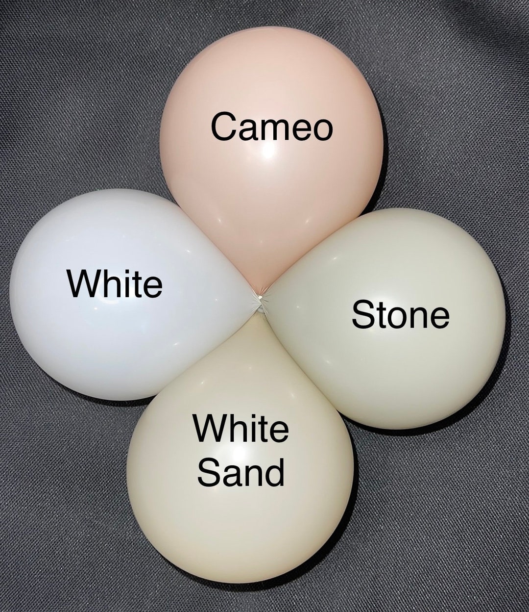 Neutral Balloons/ Small Medium Large Balloons/ 5” 12” 17” Balloons ...