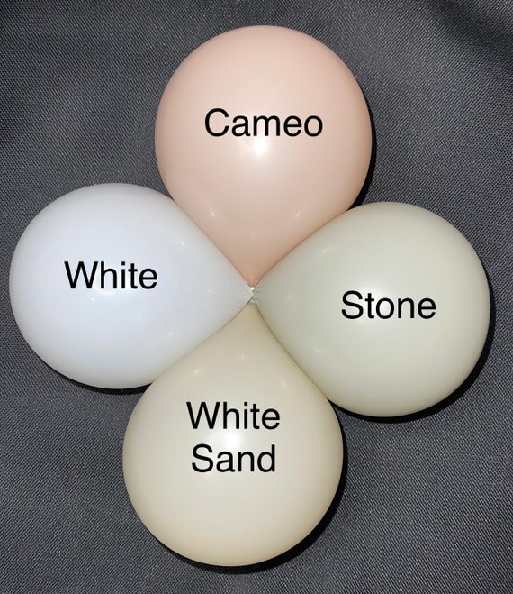 Neutral Balloons/ Small Medium Large Balloons/ 5 12 17 - Etsy