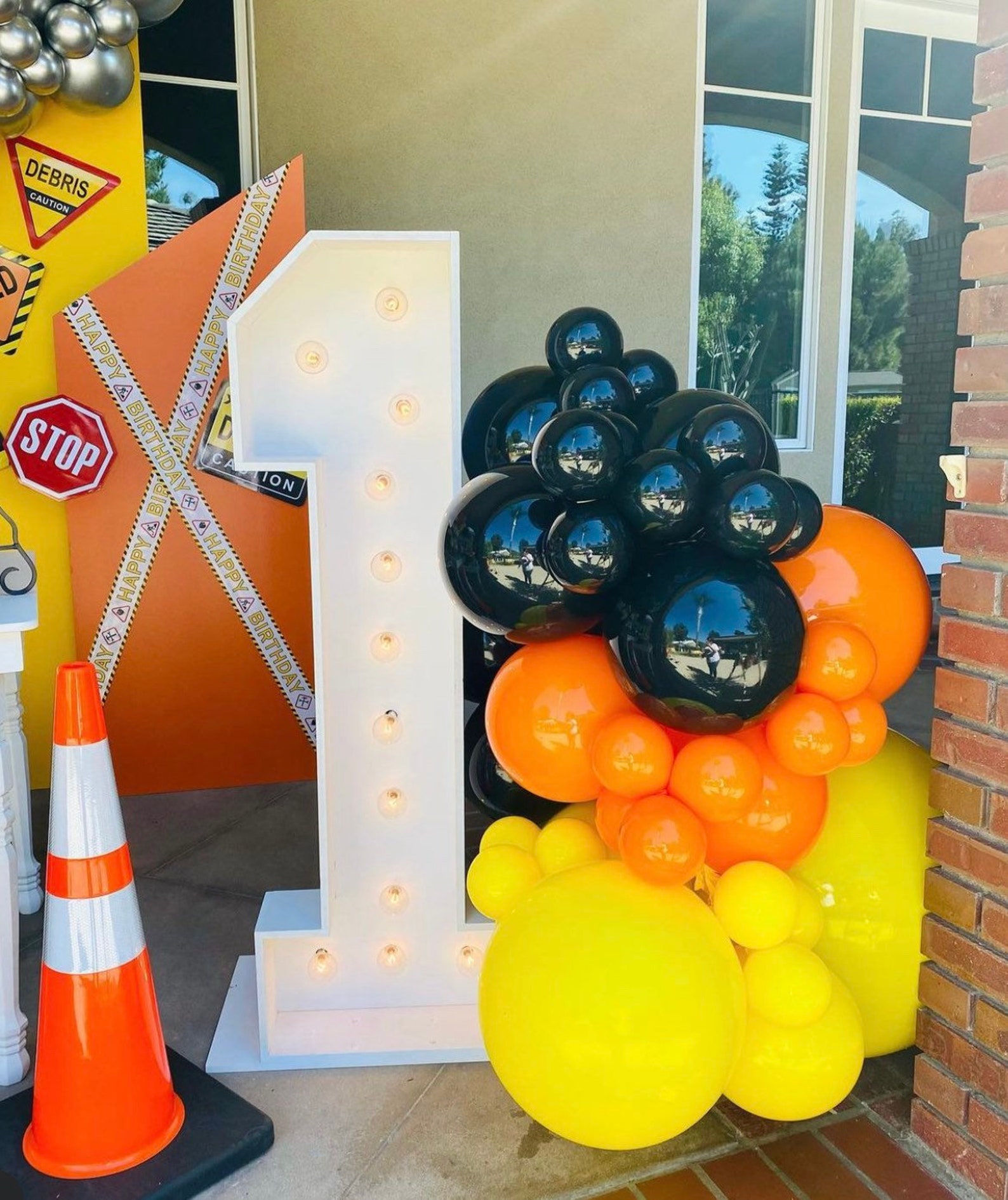 Non-toxic Balloons Construction Balloons/ Construction - Etsy