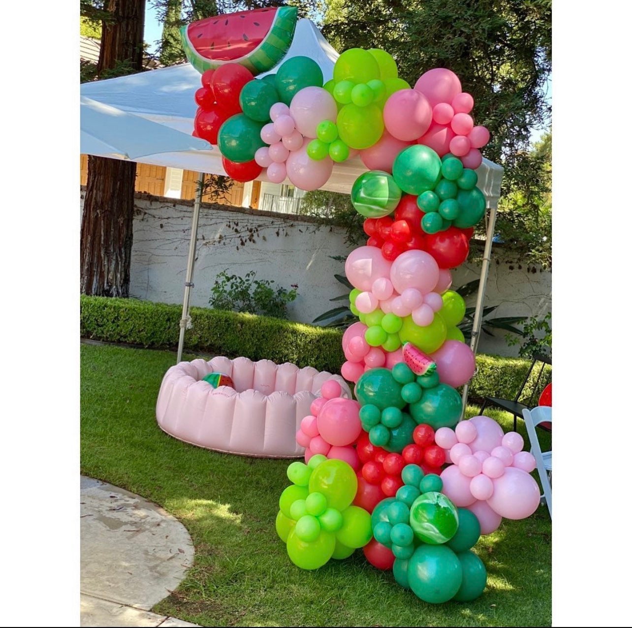 Non-toxic Balloons Watermelon Party Balloons/ Balloon Arch - Etsy