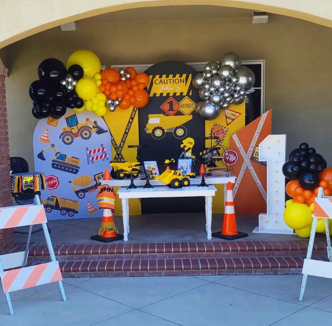 Non-toxic Balloons Construction Balloons/ Construction Garland/arch Kit ...