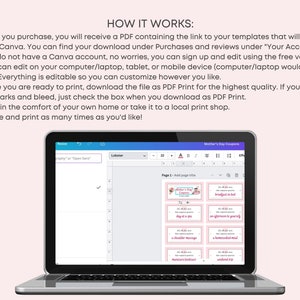Mother's Day Coupons Printable, Mom Coupons, Editable Mom Coupons, Gift ...