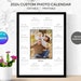 2023 Custom Printable Calendar, Canva Photo Calendar Template, Editable ...