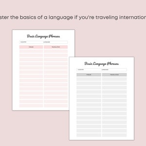 Travel Planner Printable, Trip Planner, Vacation Planner, Bucket List ...