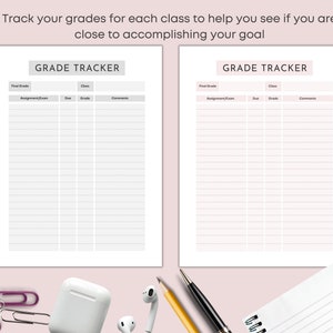 Student Planner Printable, Academic Planner, Class Schedule, 2023 ...