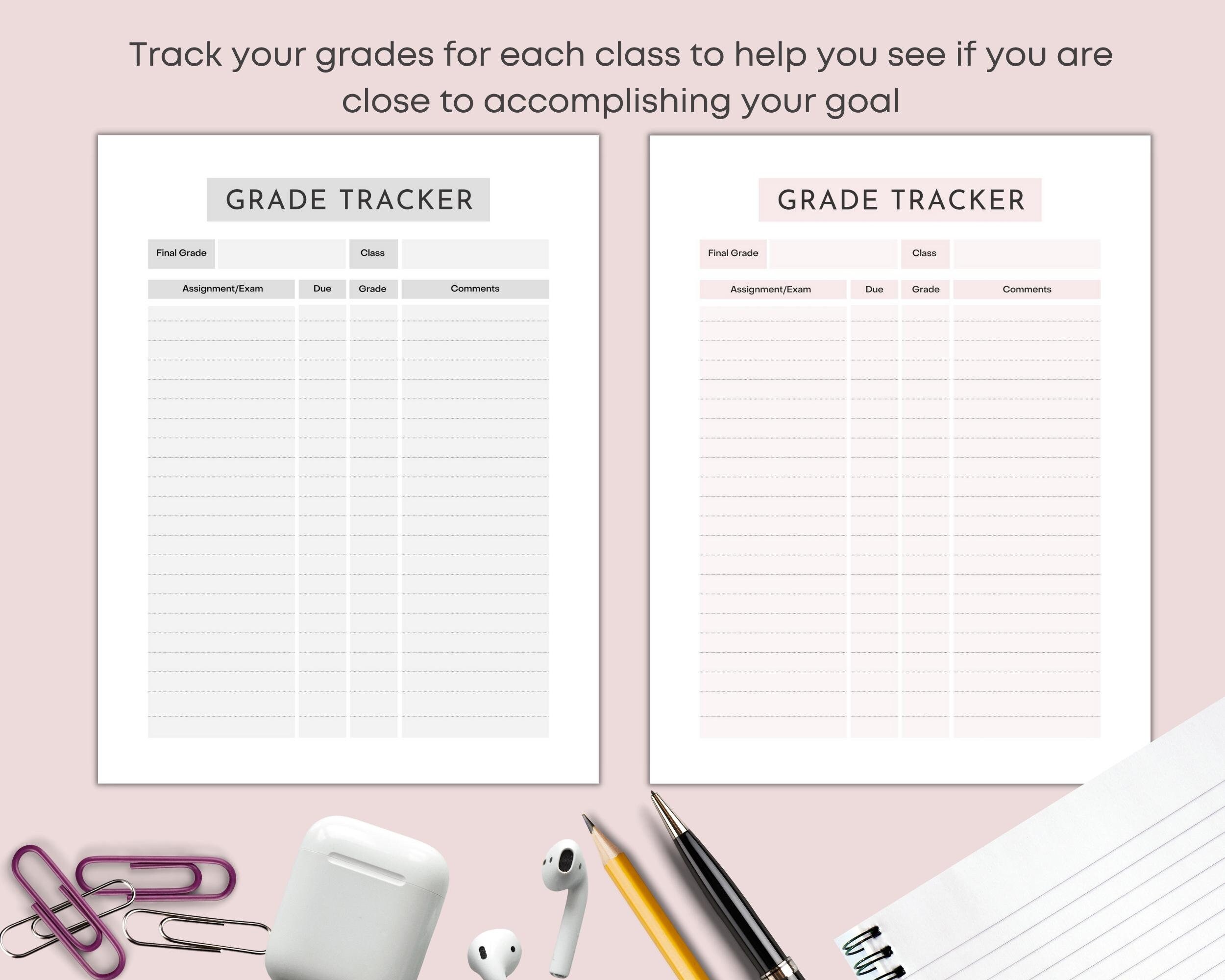 Student Planner Printable Academic Planner Class Schedule | Etsy