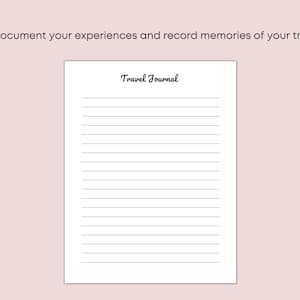 Travel Planner Printable, Trip Planner, Vacation Planner, Bucket List ...