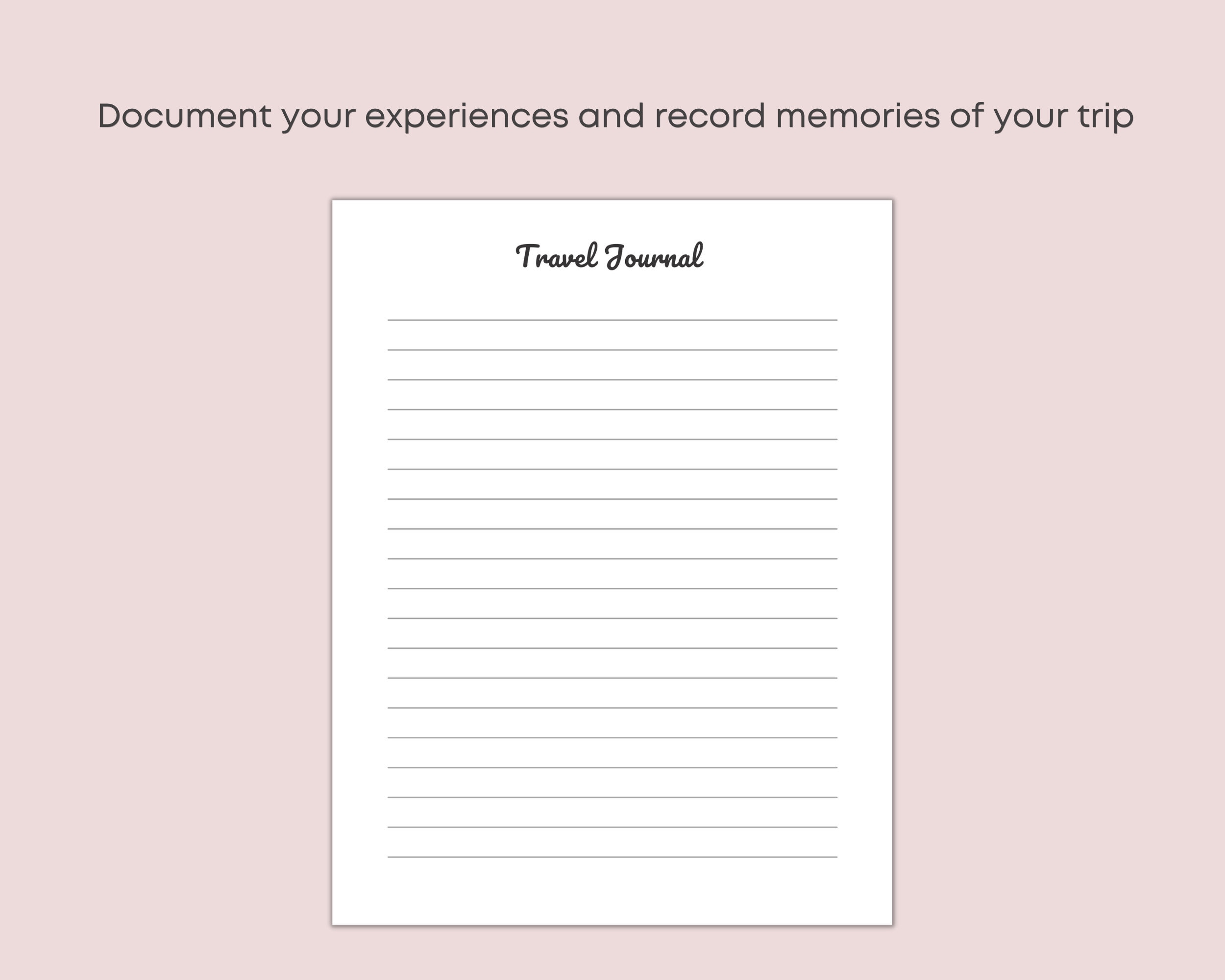 Travel Planner Printable, Trip Planner, Vacation Planner, Bucket List ...