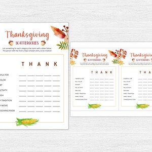 Thanksgiving Game Bundle Printable, Friendsgiving Games, Thanksgiving ...