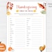 Thanksgiving Finish the Phrase Printable, Finish the Phrase Game ...