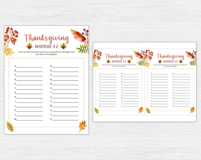 Thanksgiving Game Bundle Printable, Friendsgiving Games, Thanksgiving ...