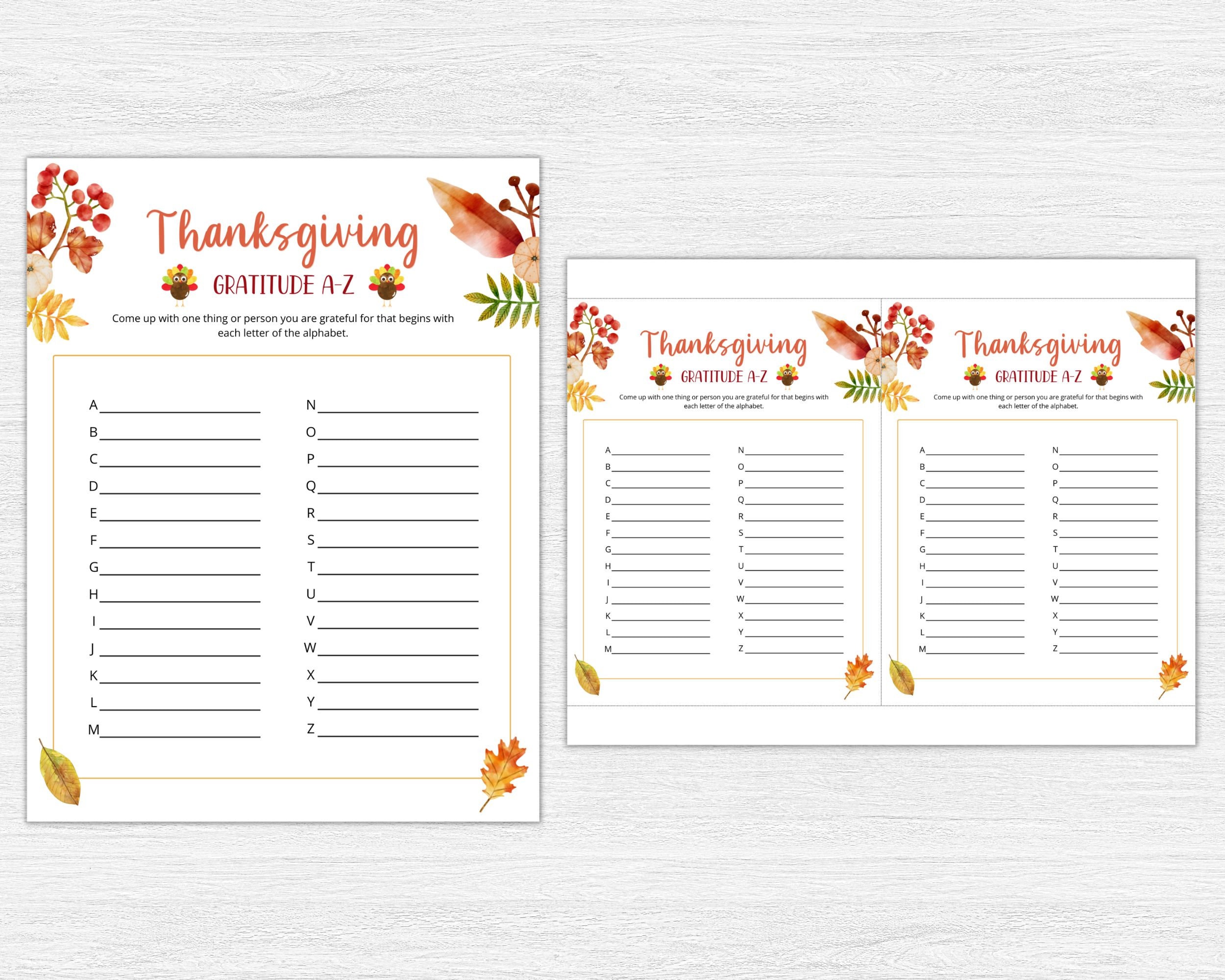 Thanksgiving Game Bundle Printable, Friendsgiving Games, Thanksgiving ...