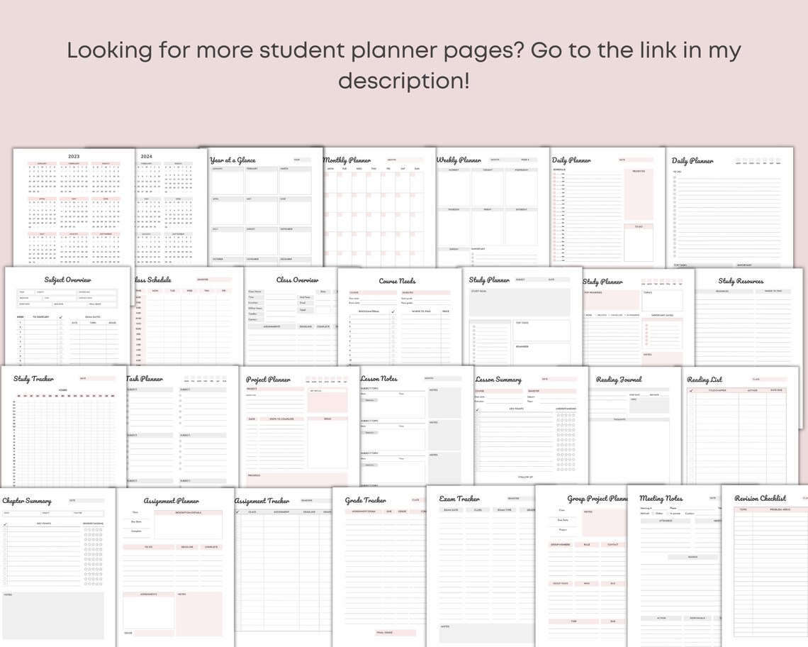 Assignment Planner, Assignment Tracker, Printable Assignment Tracker ...
