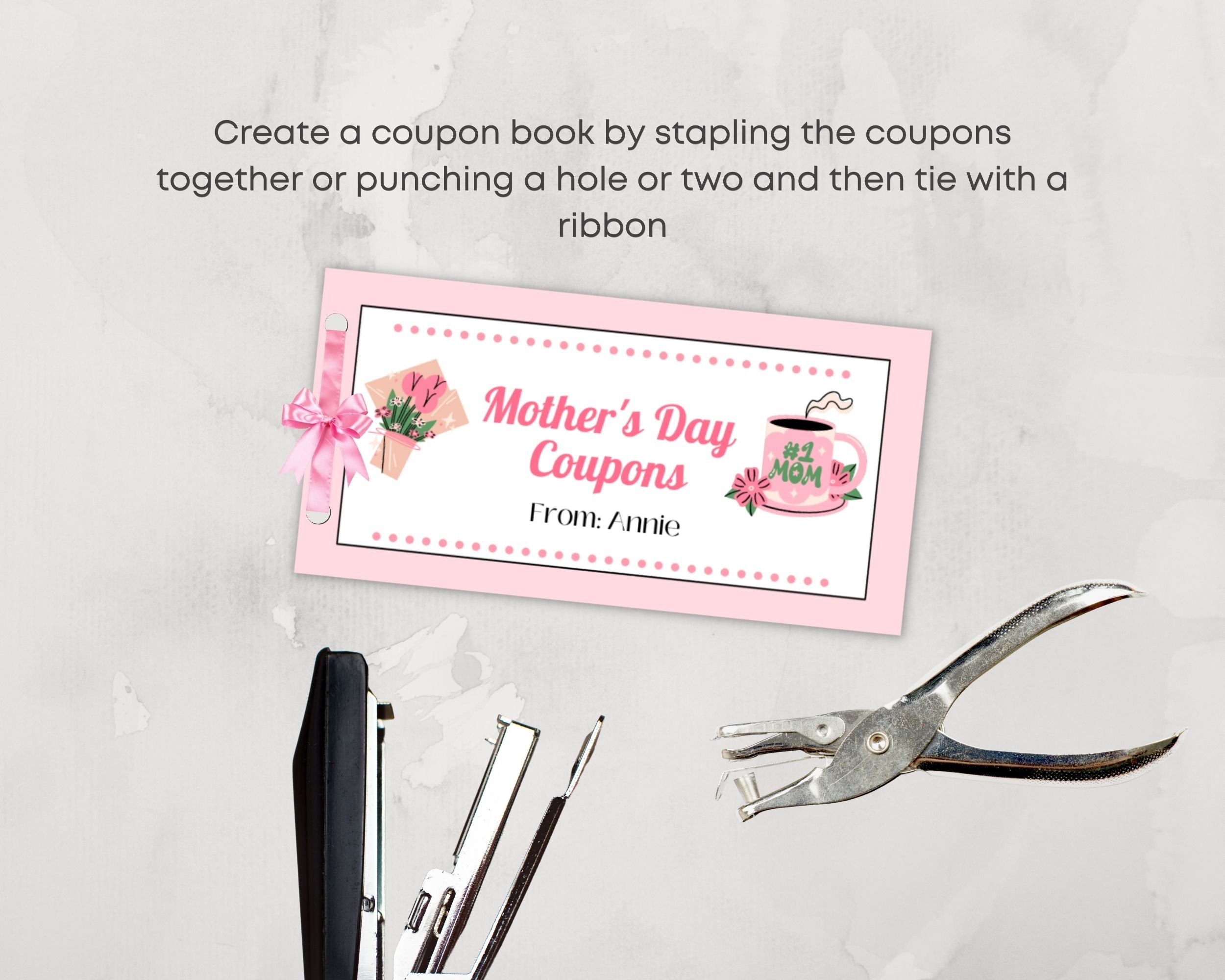 Mother's Day Coupons Printable, Mom Coupons, Editable Mom Coupons, Gift ...