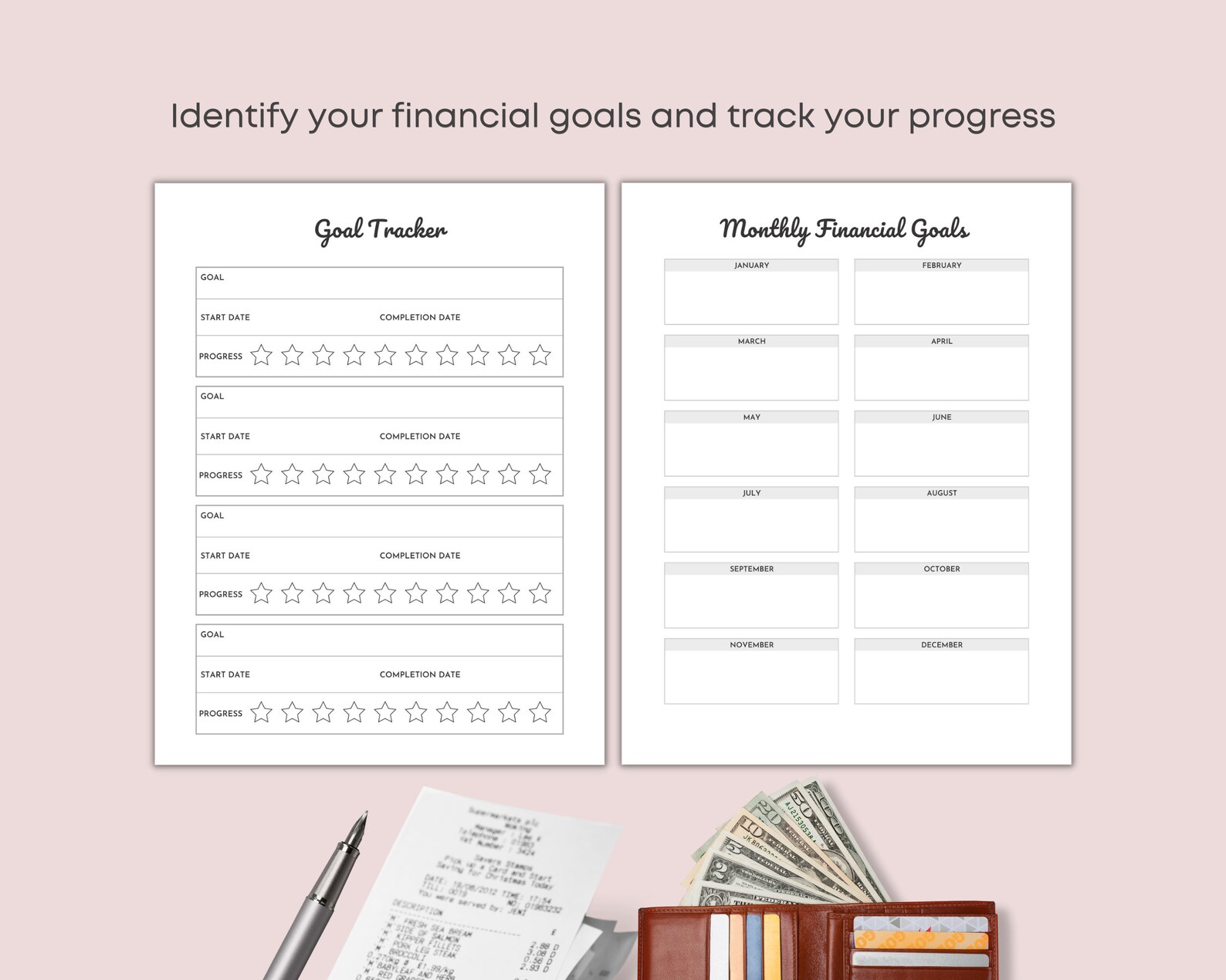 Finance Planner Printable, Expense Tracker, Bill Tracker, No Spend ...