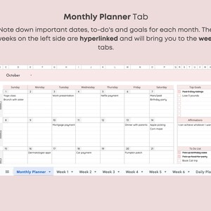 Ultimate Digital Planner Spreadsheet, Google Sheets, To-do List ...