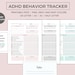 ADHD Daily Planner Printable, ADHD Tracker, Behavior Tracker, ADHD ...