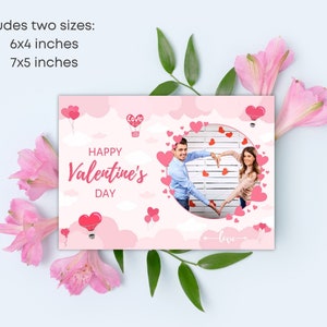 Printable Valentine Bundle, Custom Valentine's Day Card, Editable Love ...