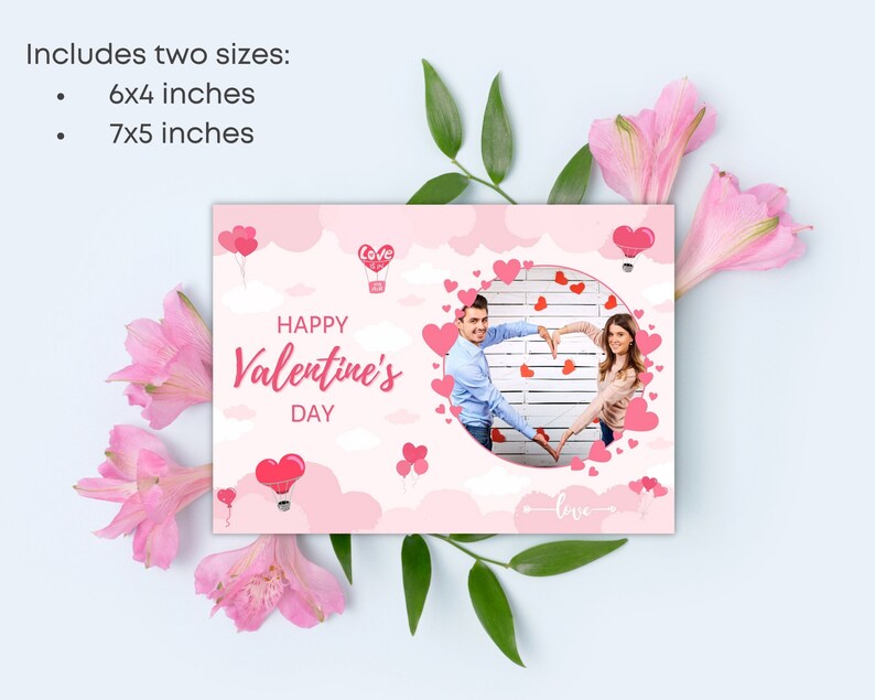 Printable Valentine Bundle, Custom Valentine's Day Card, Editable Love ...