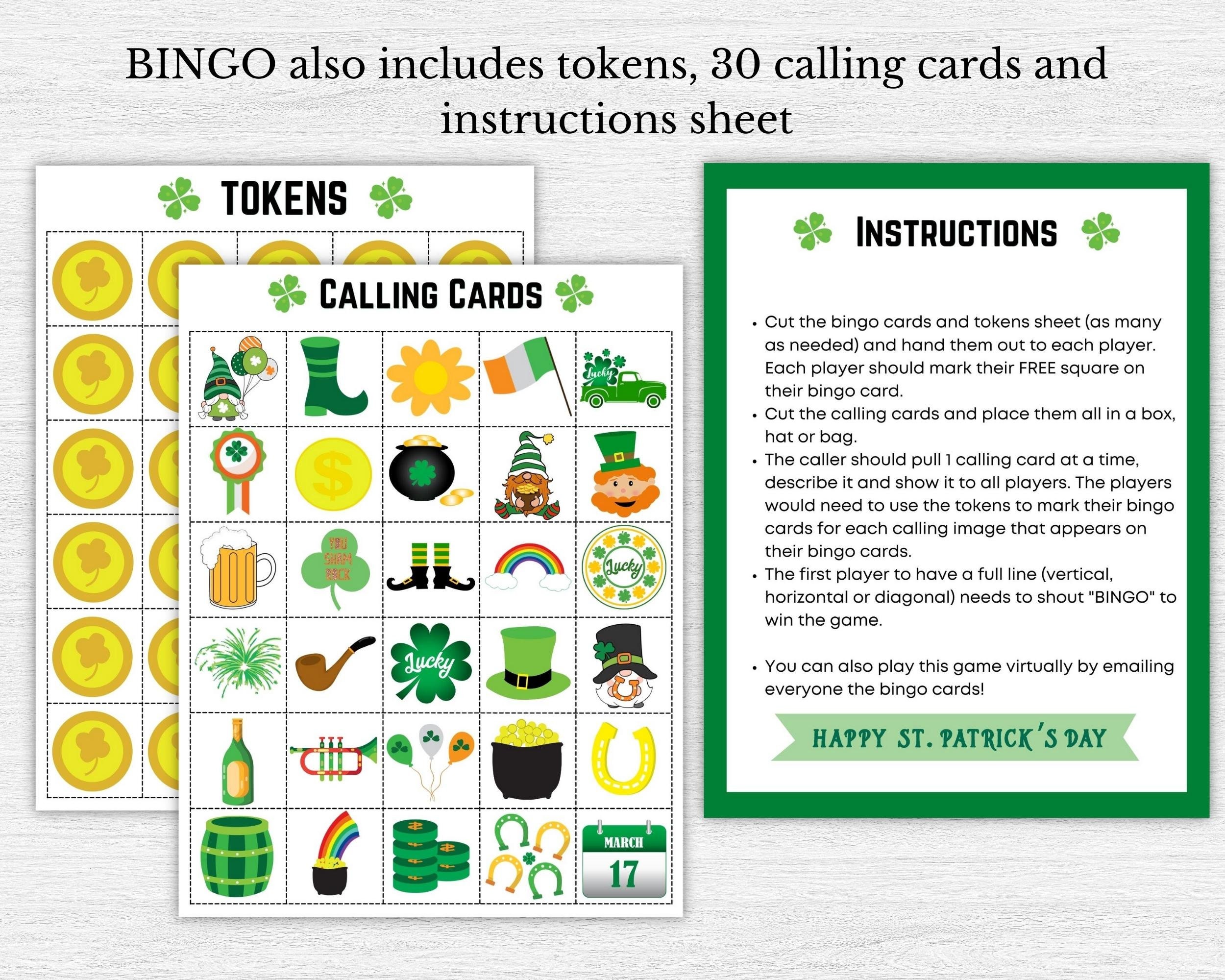 St Patricks Game Bundle Printable, St Pattys Games, St Patricks Day ...