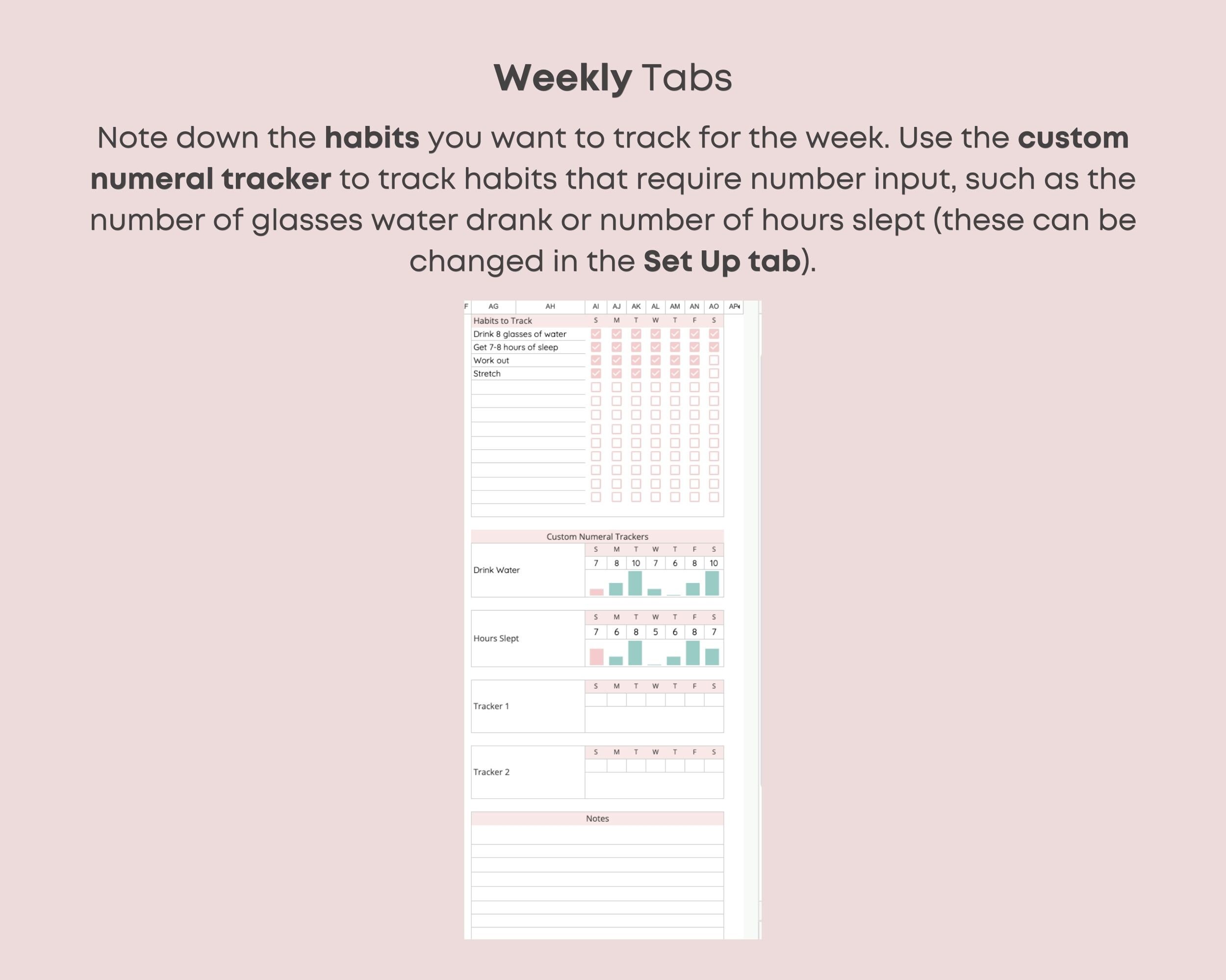 Ultimate Digital Planner Spreadsheet, Google Sheets, To-do List ...