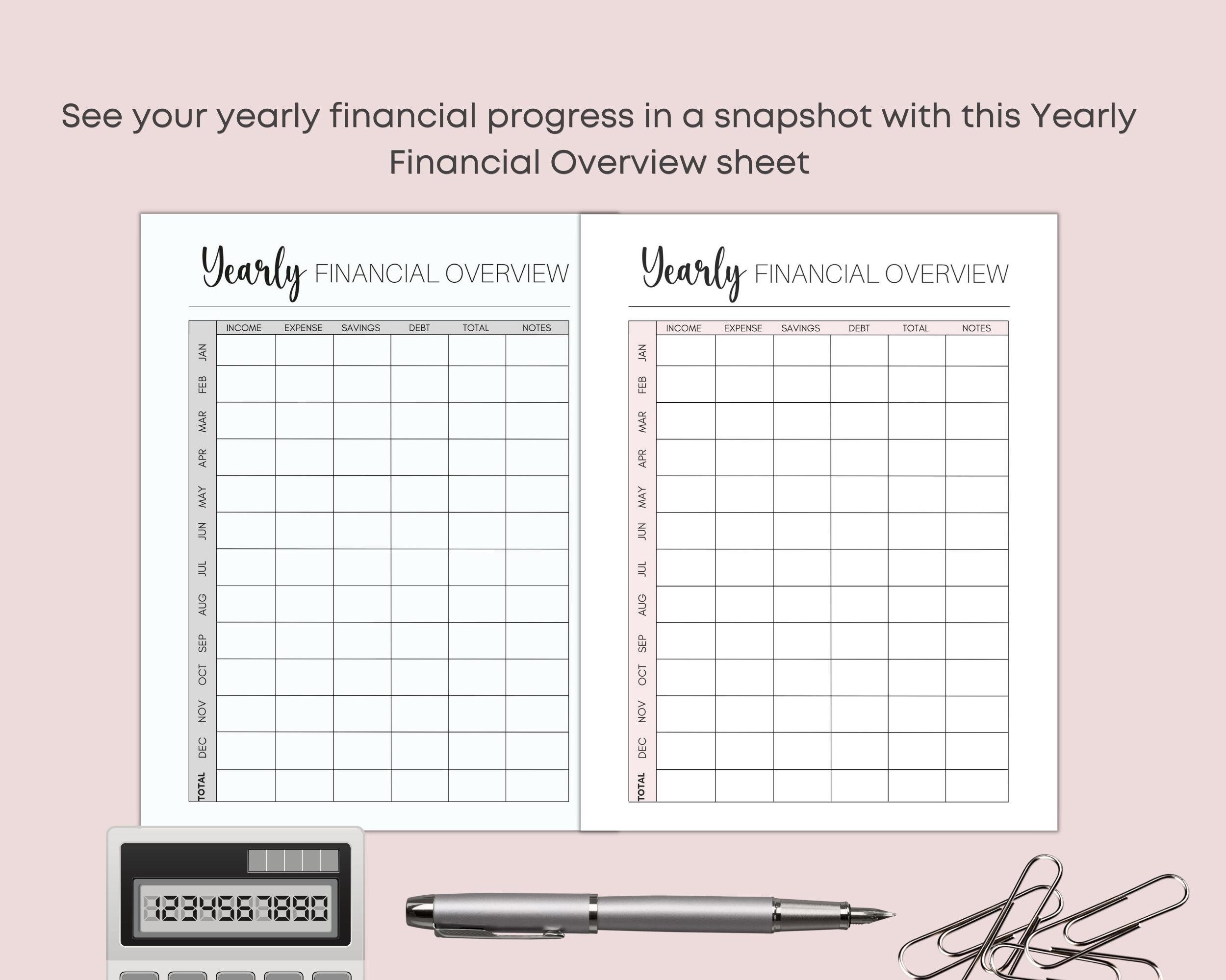 Budget Planner Printable, Monthly Budget Tracker, Income and Expense ...