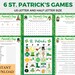 St Patricks Game Bundle Printable, St Pattys Games, St Patricks Day ...