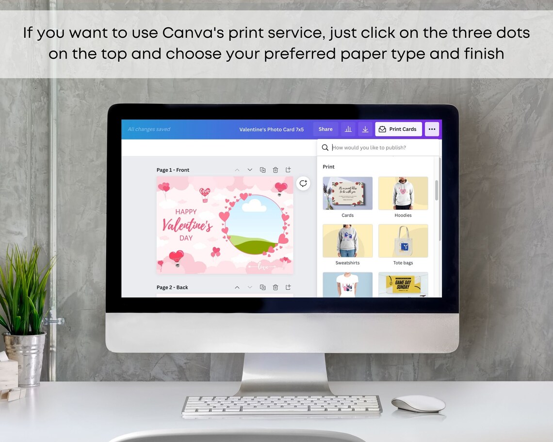 Printable Valentine Bundle, Custom Valentine's Day Card, Editable Love ...