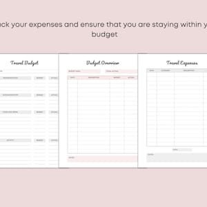 Travel Planner Printable, Trip Planner, Vacation Planner, Bucket List ...
