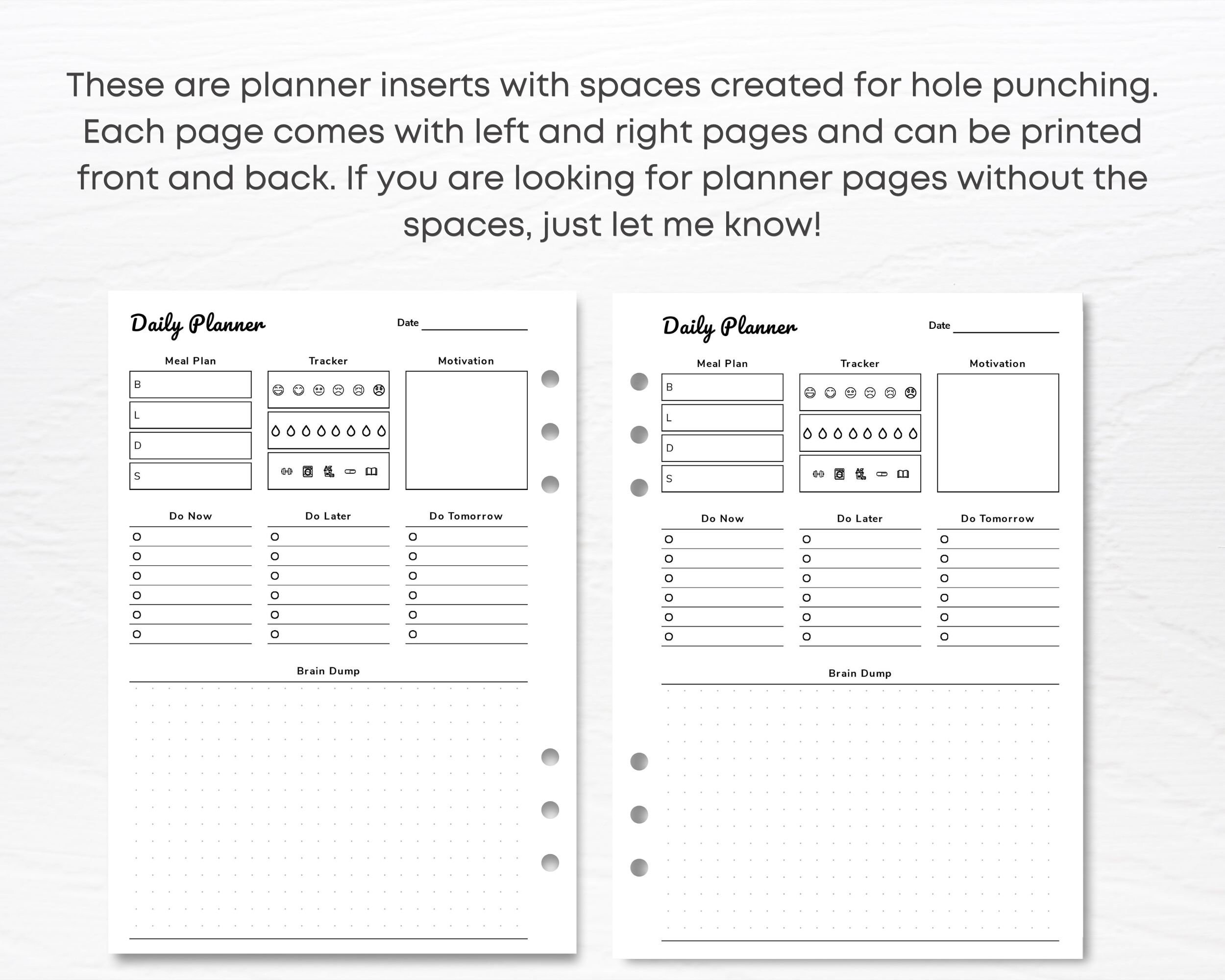 ADHD Behavior Tracker Printable, Daily Planner, Daily Tracker ...