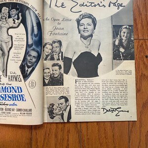 Screenland Vintage Magazine June 1945 Greer Garson Cover Rare Hollywood ...
