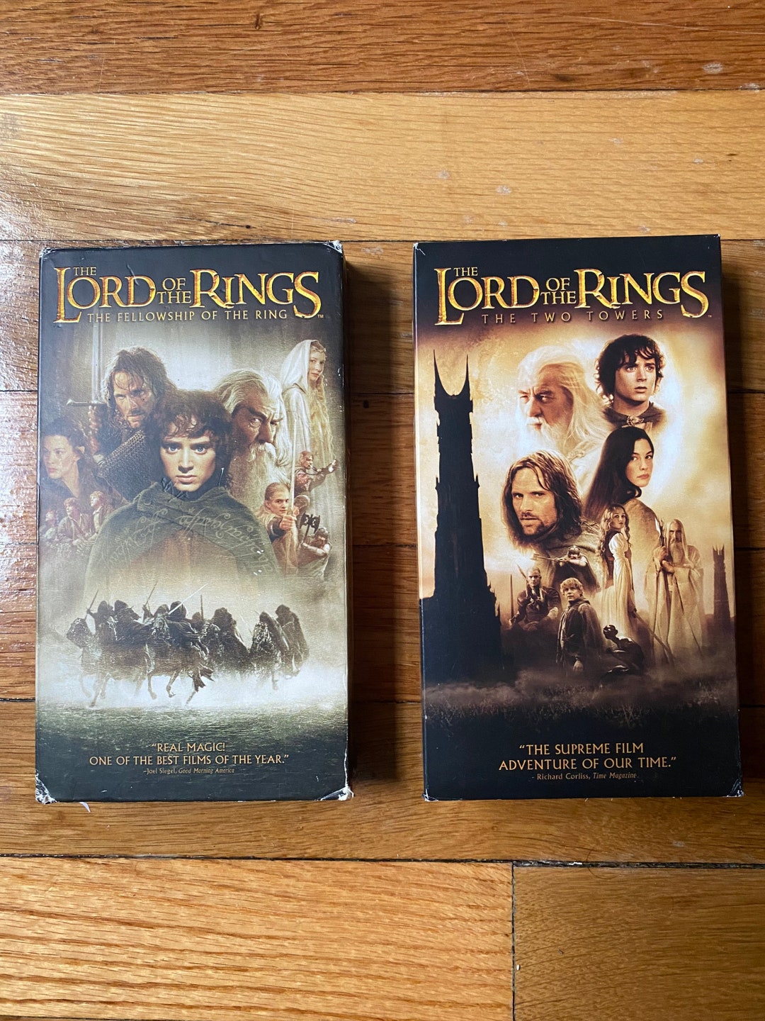 Lord of the Rings VHS Lot the Fellowship of the Ring Two Towers - Etsy