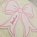 Bow Table Place Names | Party | Wedding | Card and Bow Name Tags ...