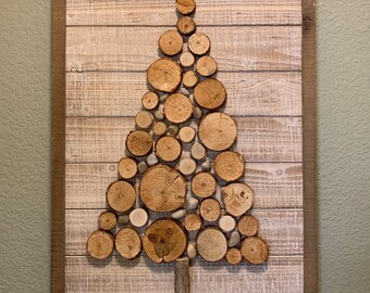 Wood Pine Tree Decor - Etsy