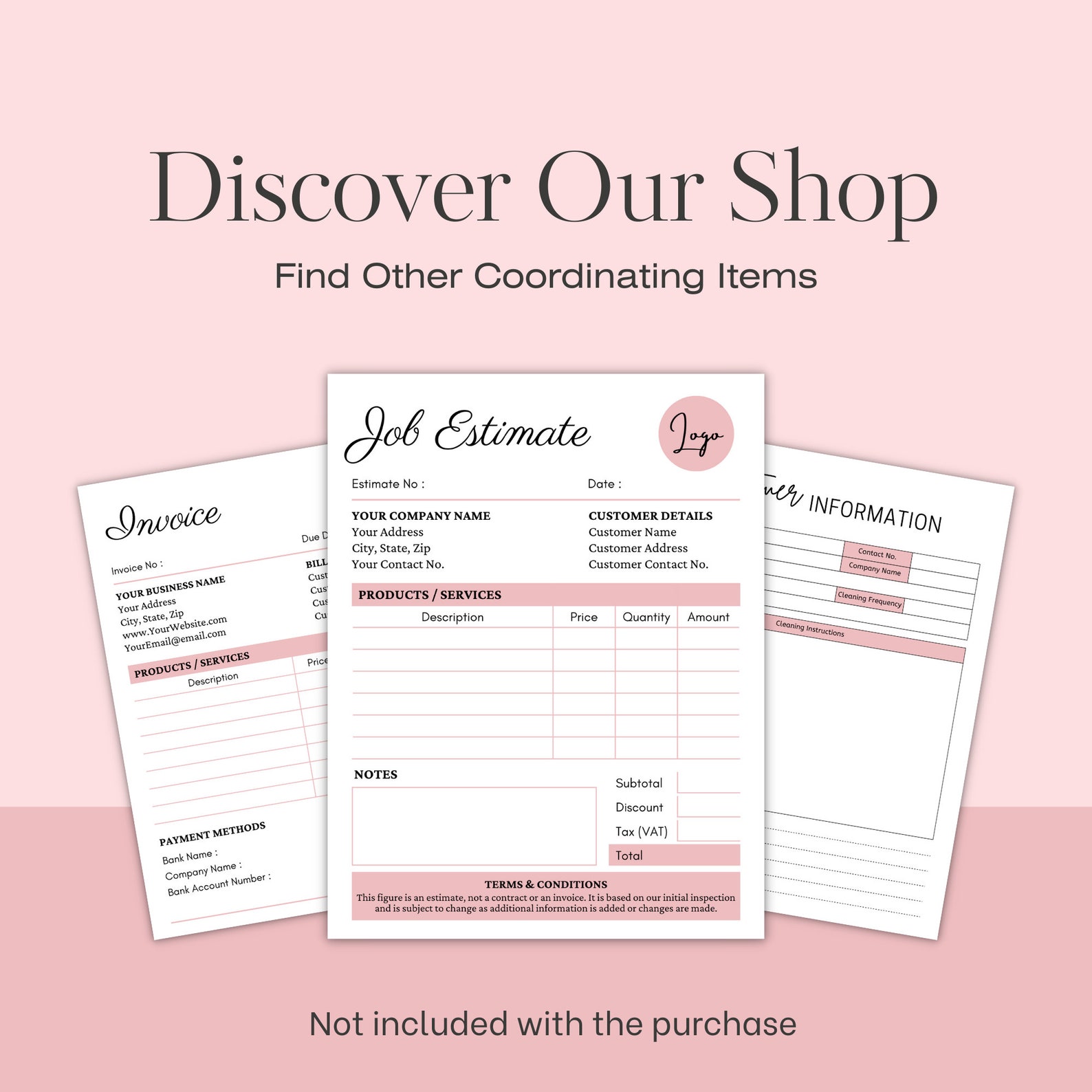 Canva Printable Price Quote, Small Business Form, Price Quote Template ...