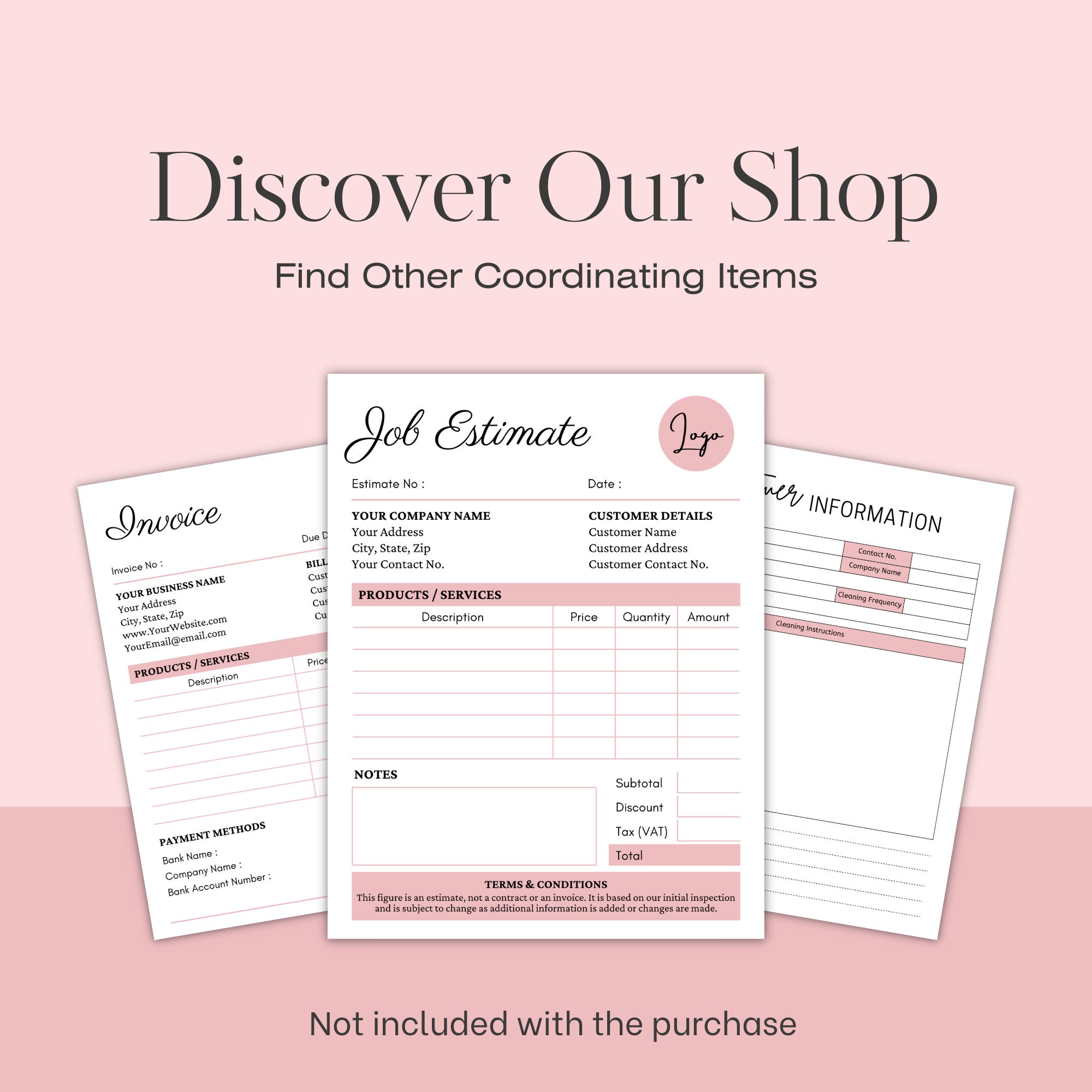 Canva Printable Price Quote, Small Business Form, Price Quote Template ...