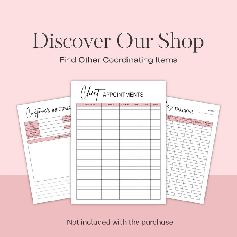 Canva Printable Client History, Customer Information Sheet, Business ...