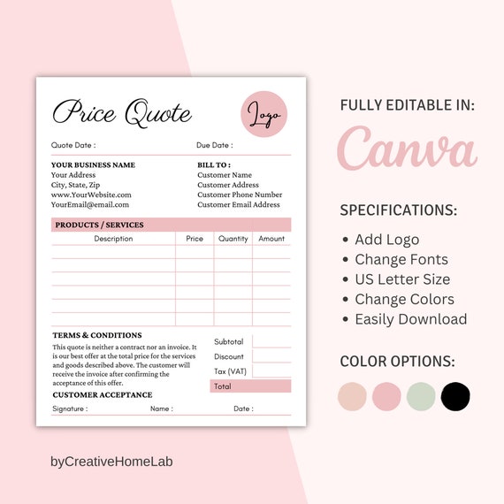 Instant Price Quotes
