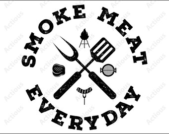 Meat Smoker Svg - Etsy