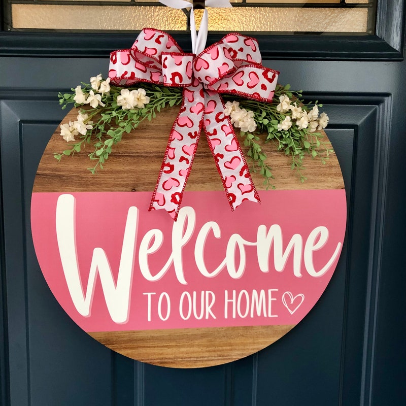 Welcome Leopard Sign - Etsy