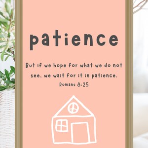 Fruit of the Spirit Bible Verse Posters - Etsy