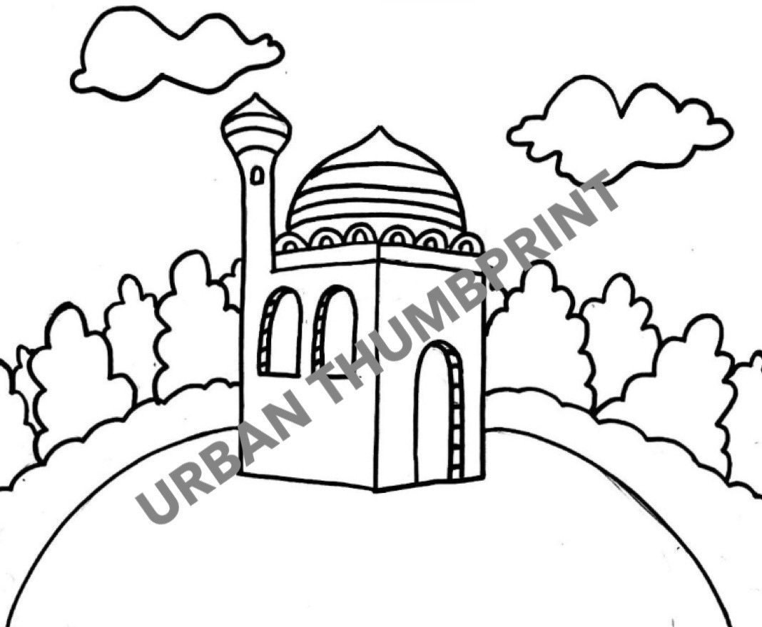 Printable Islamic Coloring Pages for Kids - Etsy